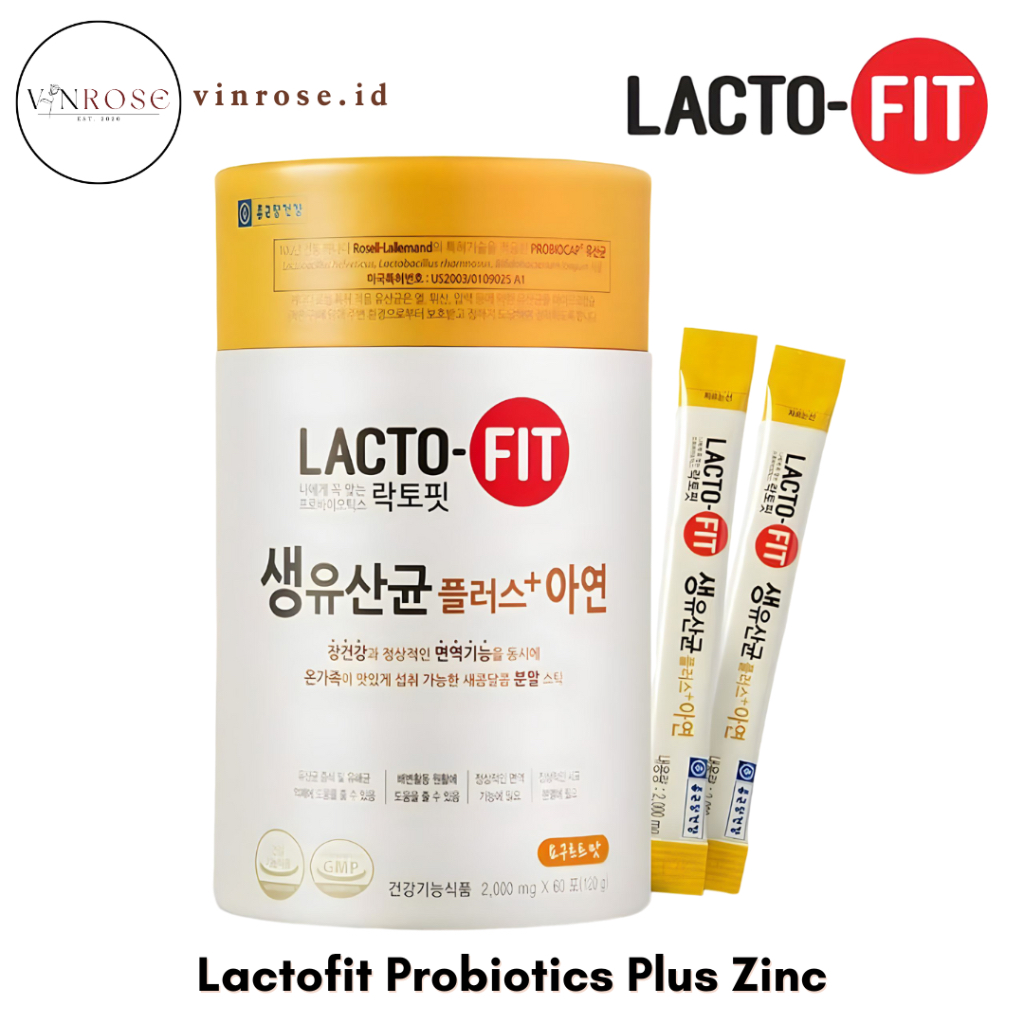 Jual Lactofit Probiotics Plus Zinc Lacto-Fit Lactobacillus/ Probiotik ...