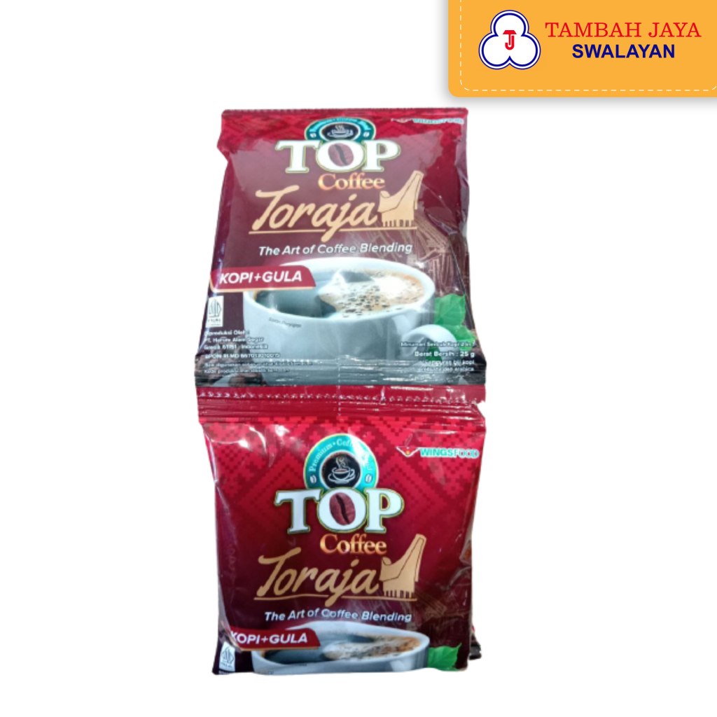 Jual Top Coffee Toraja Kopi+Gula Renceng 12sachet | Shopee Indonesia