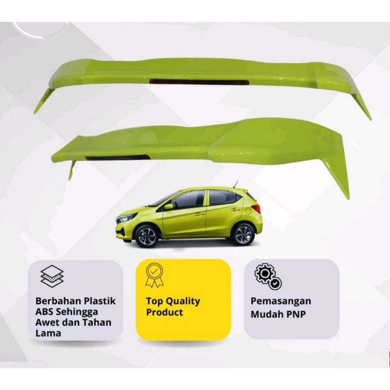 Jual spoiler brio rs /topi belakng brio rs | Shopee Indonesia