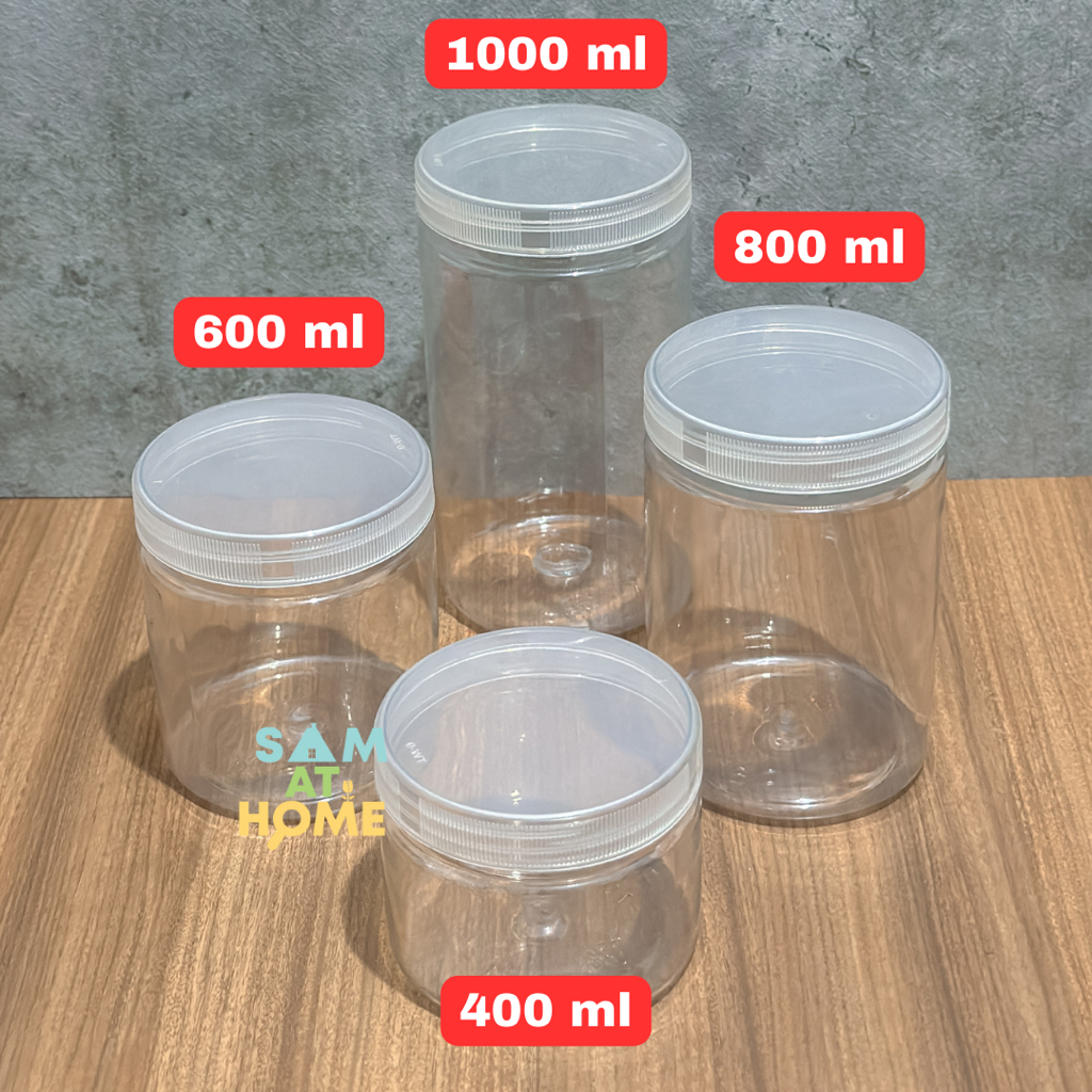 Jual Toples Plastik PET / Toples Tabung / Toples Kue / Toples Silinder ...