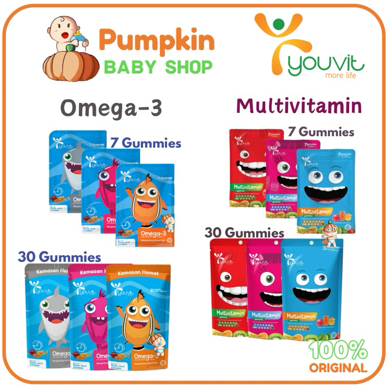 Jual YOUVIT Multivitamin dan Omega Anak Gummies | Shopee Indonesia
