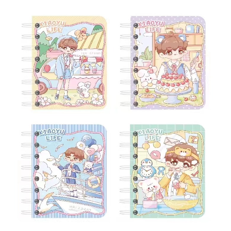 Jual MOKA NOTEBOOK RING MOTIF / BUKU A7 CATATAN RING / BUKU TULIS RING ...