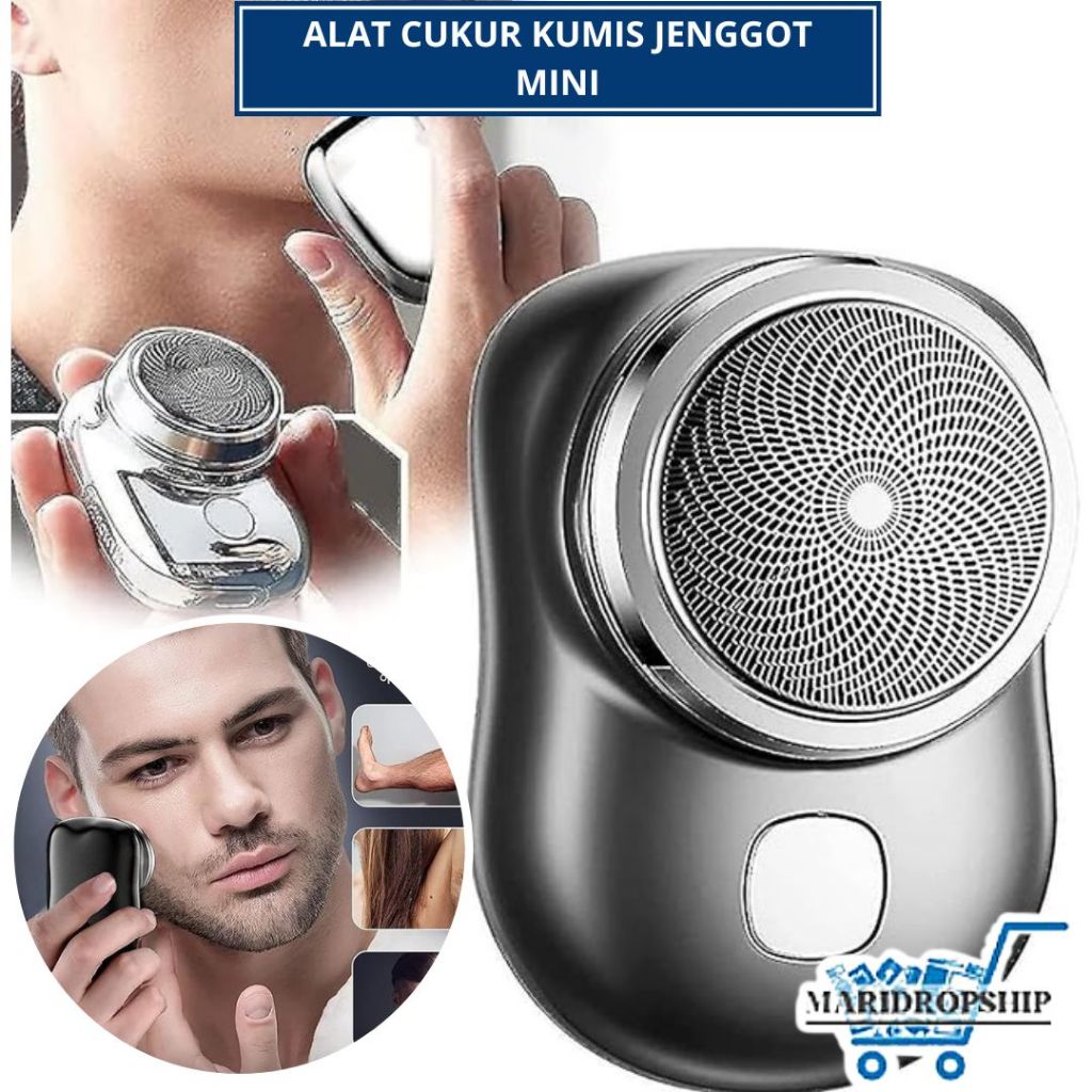 Jual ALAT CUKUR KUMIS JENGGOT PRIA BENTUK MINI / MINI SHAVER USB ...