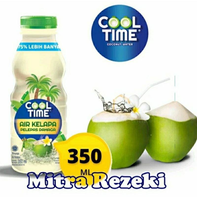 Jual COOL TIME COCONUT WATER 350ML / MINUMAN BOTOL RASA AIR KELAPA ...