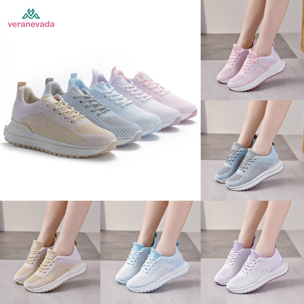Jual Vera Nevada Sepatu Sneakers Wanita Sport Shoes A68 | Shopee Indonesia