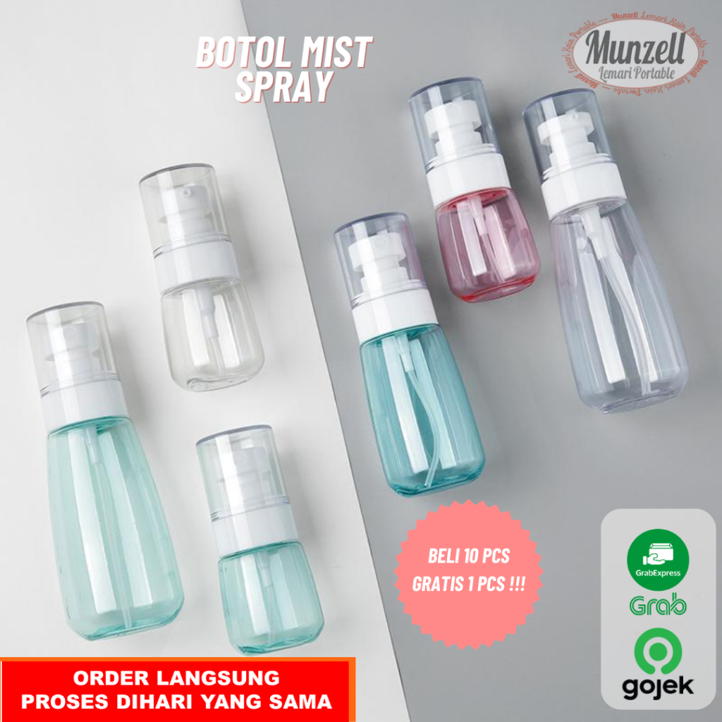 Jual Botol Spray Pump 30ml Botol mist plastik Pump Botol Plastik Spray ...