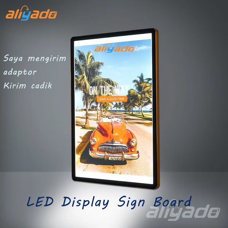 Jual LED Cafe Menu Board/LED Signboard/ Slim Light Box/LED Light Box/LED Display Sign Board/LED ...
