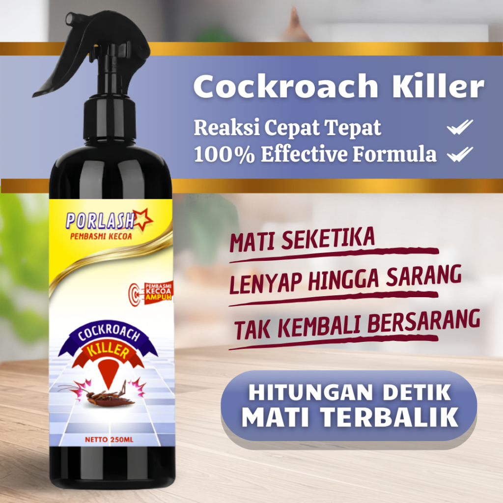 Jual PEMBASMI KECOA COCKROACH KILLER Kecoa lenyap sejekap Dijamin gak ...