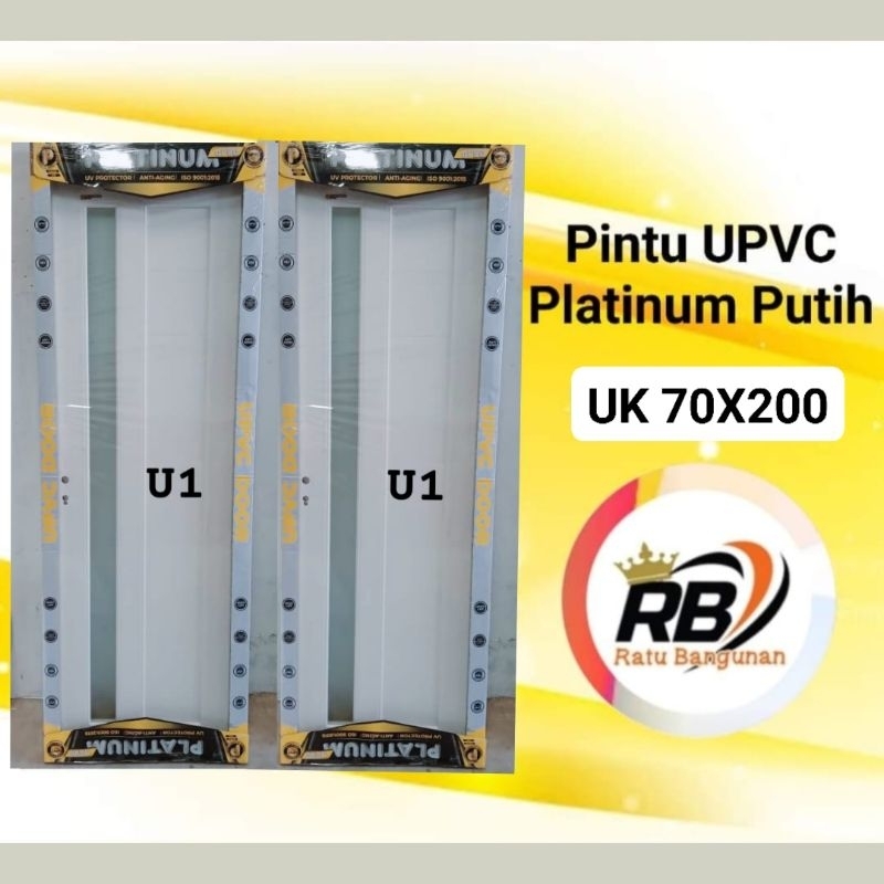 Jual Pintu UPVC Platinum model U1 70x200 | Shopee Indonesia