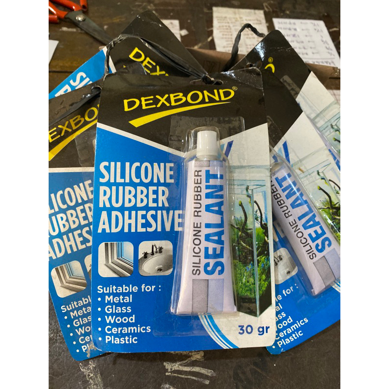 Jual Lem Kaca Sealant DEXBOND / Lem Silicone Rubber Adhesive / Lem Kaca ...