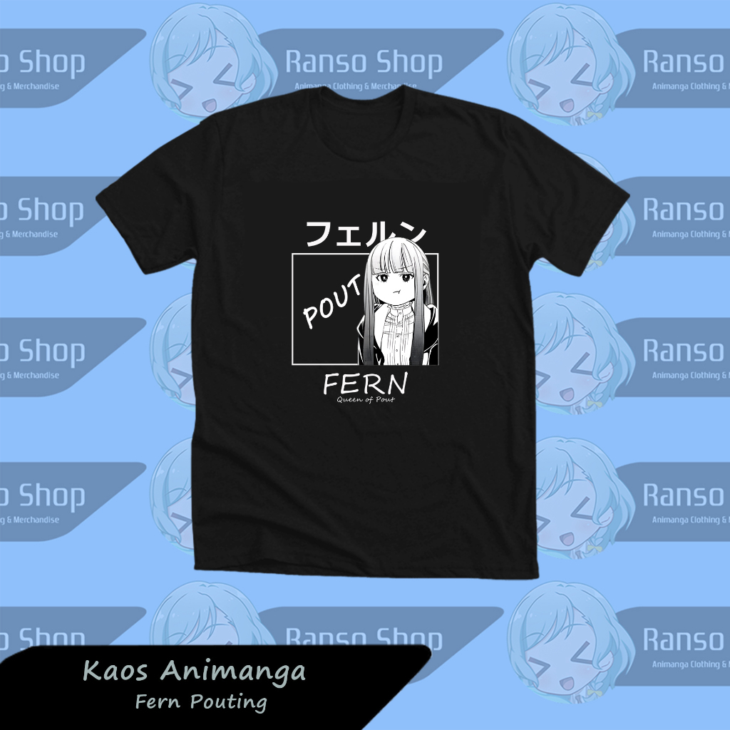 Jual Ranso Baju Fern Pout Sousou no Frieren T-Shirt Fern Pouting ...