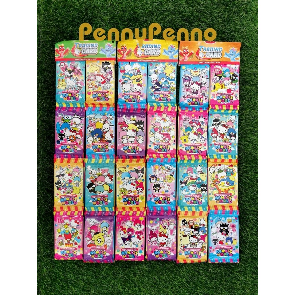 Jual (10 Sachet) Kartu Trading Card Game Naruto / Ultraman / Boboiboy ...