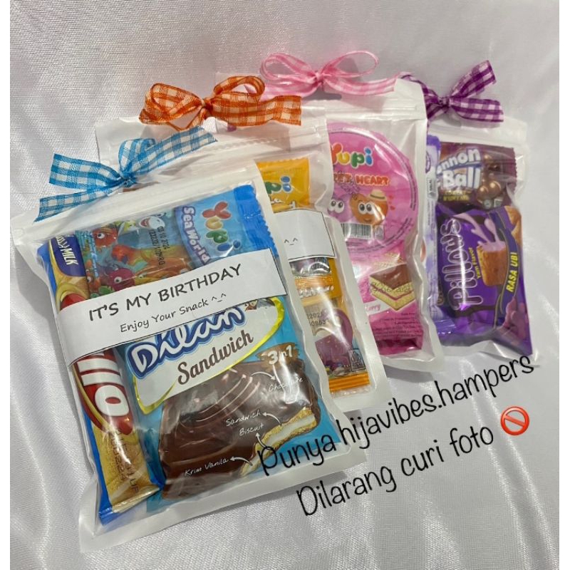 Jual Mini Gift Snack / Mini Hampers / Snack Ulangtahun/ Paket Snack ...