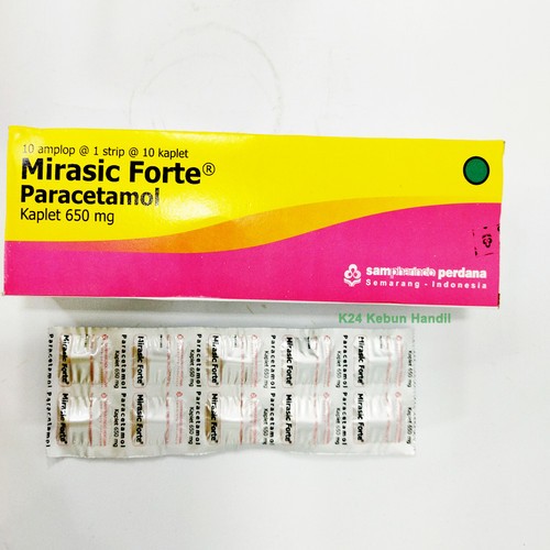 Jual MIRASIC FORTE 650 MG @10 KAPLET / PENURUN DEMAM | Shopee Indonesia
