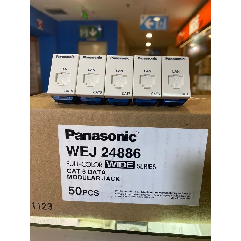 Jual OUTLET DATA CAT 6 / STOP KONTAK DATA CAT 6 PANASONIC | Shopee ...