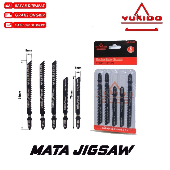 Jual Mata Jig Saw Mata Gergaji Jigsaw Kayu Panjang Hcs Reciprocating ...