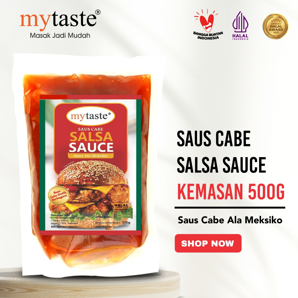 Jual My Taste Salsa Sauce Saus Cabe ala Mexico kemasan 500 gram ...