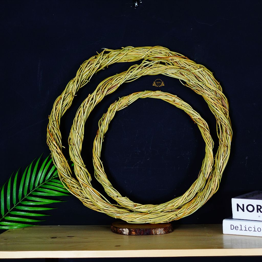 Jual Ring Rotan Manom/ Ring Rotan Alami/ Ring Rotan Hiasan Dinding ...