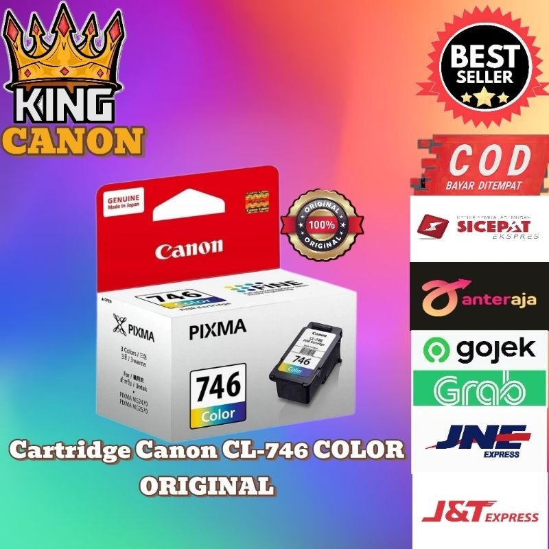 Jual Tinta Canon CL-746 Colour ORIGINAL | Shopee Indonesia