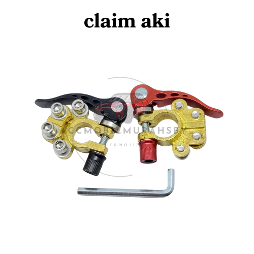 Jual Terminal Kepala Aki Mobil Bahan KUNINGAN Klem Accu Mobil Tembaga ...