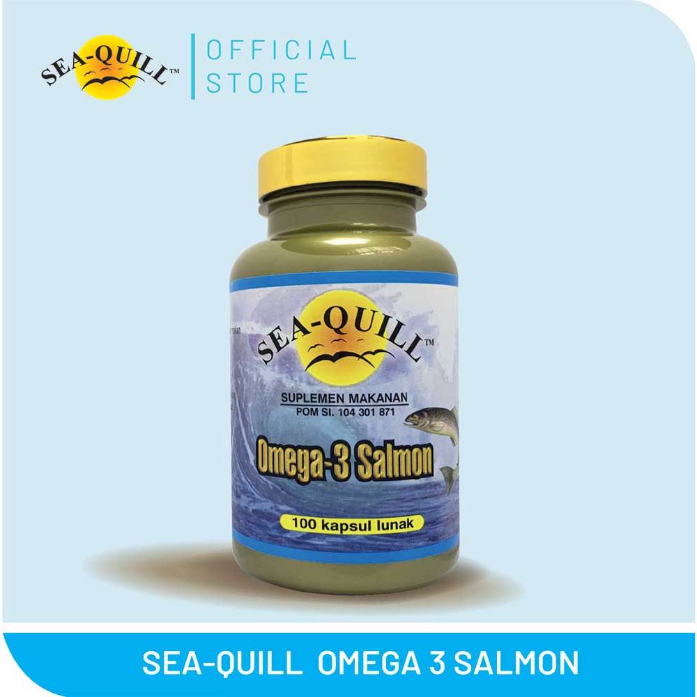 Jual Sea Quill OMEGA 3 SALMON 100 softgels | Shopee Indonesia