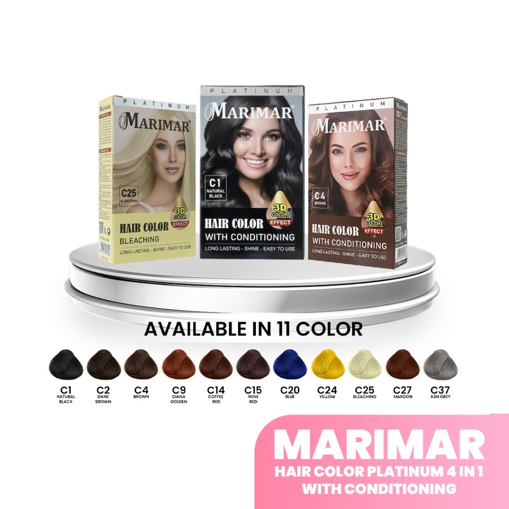 Jual MARIMAR Hair Color With Conditioning | Shopee Indonesia