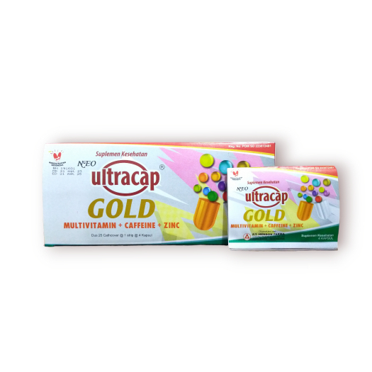 Jual Neo Ultracap Gold Multivitamin + Caffeine + Zinc Isi 4 kapsul ...