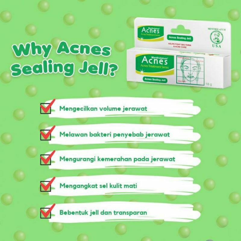 Jual Mentholatum Acnes Acnes Sealing Jel Helps Fight Bacteria & Acne ...
