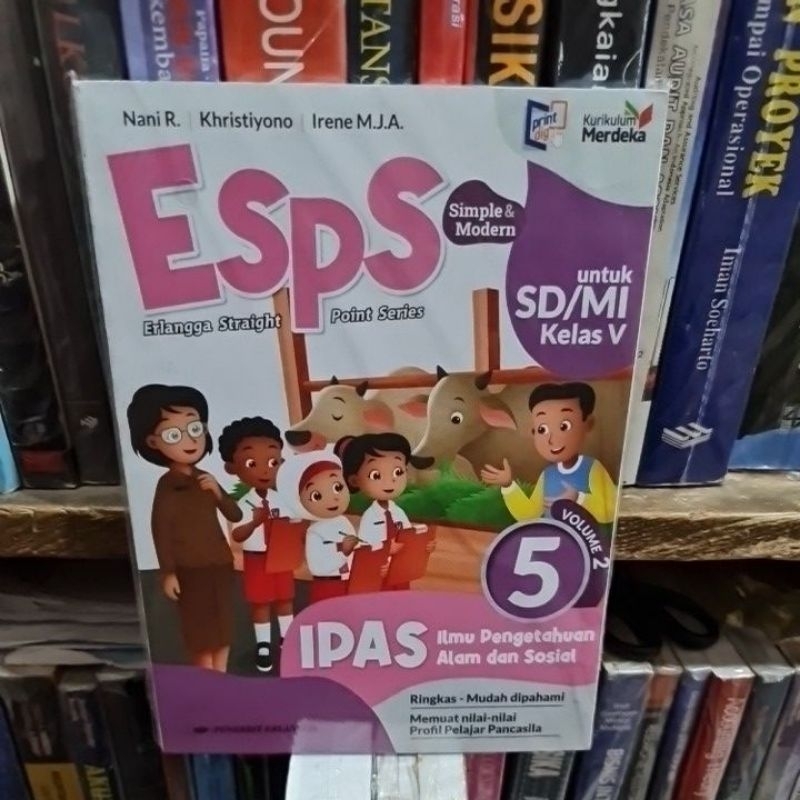 Jual ESPS IPAS KELAS 5 SD VOLUME 2 kurikulum merdeka by Nani R | Shopee Indonesia