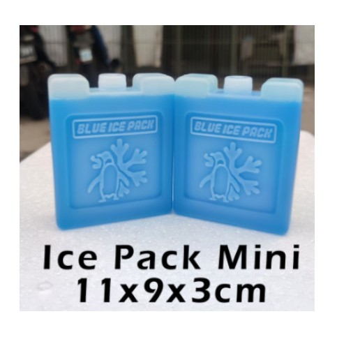 Jual Ice Pack Kecil Blue Ice Pack Mini Reusable Pengganti Dry Ice ...