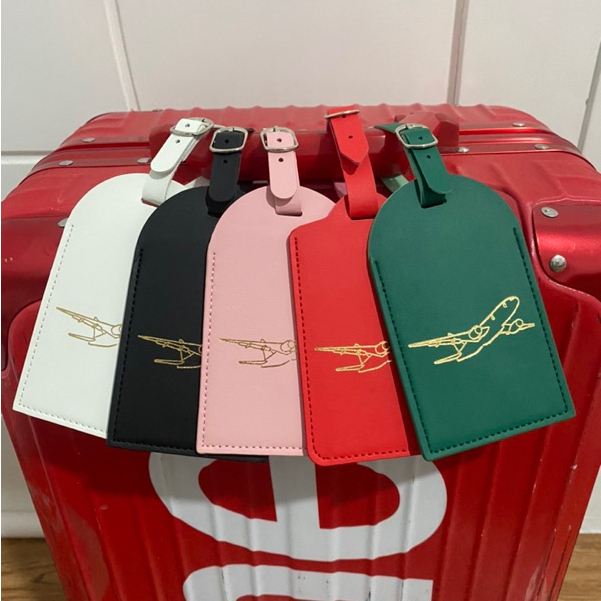 Jual Name Tag Koper / Label Nama Koper Bahan Pu Leather / Label ...