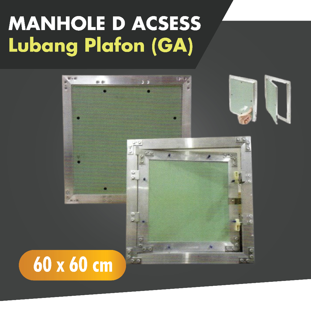 Jual Manhole / mainhole 600 X 600 mm / Lobang Plafon Gypsum 12 mm / D ...