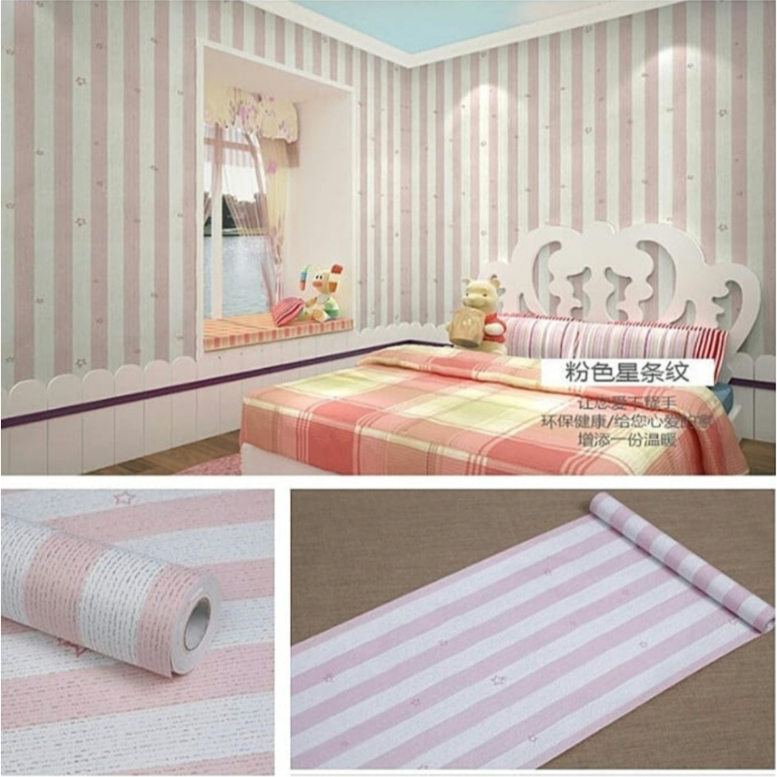 Jual Wallpaper Dinding Ukuran 45 CM x 10 M Motif TERMURAH 1 KG MUAT 2 roll pcs TERBAIK | Shopee ...