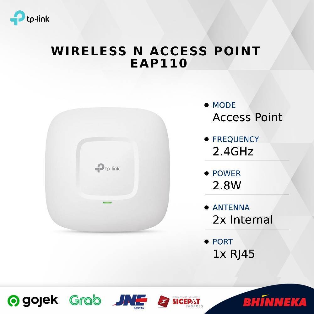 Jual TP-LINK Wireless N Access Point EAP110 | Shopee Indonesia