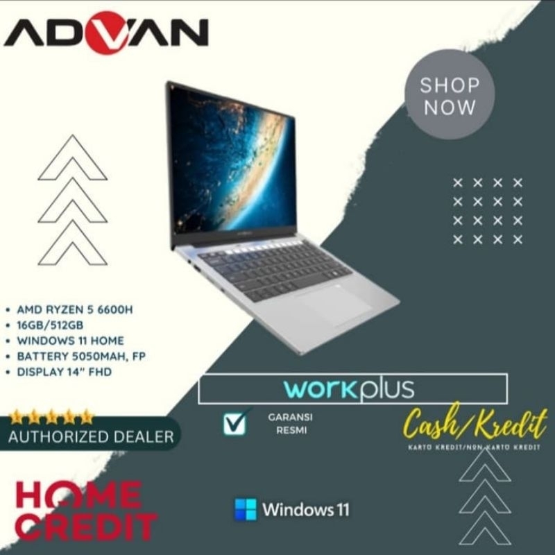 Jual ADVAN Laptop Workplus | Shopee Indonesia