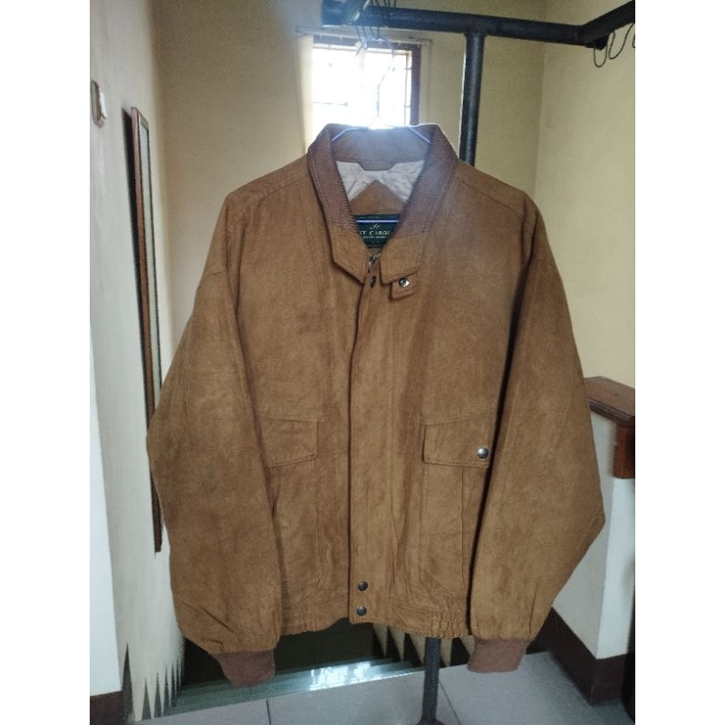 Jual FLIGHT JACKET SUEDE | Shopee Indonesia