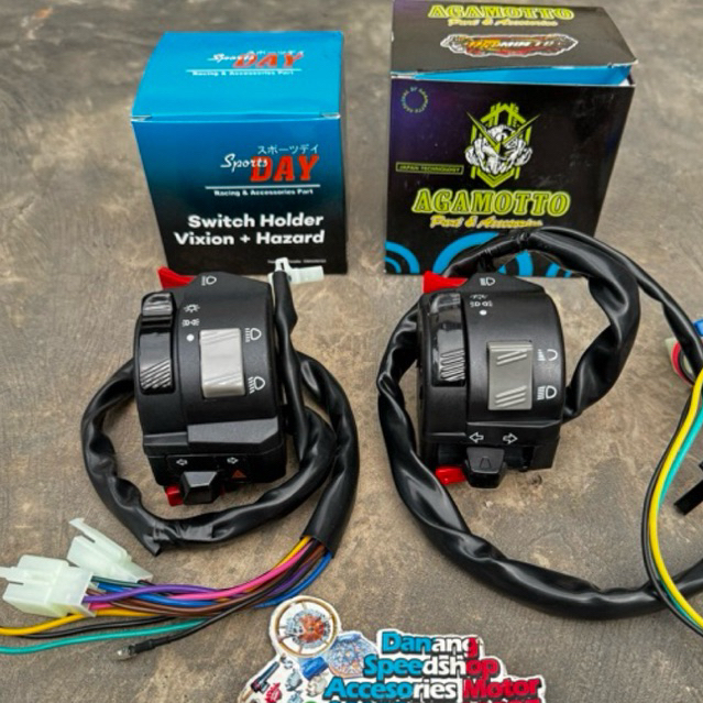 Jual Holder Kiri Vixion Sports DAY + hazard bisa untuk CB GL MEGAPRO ...