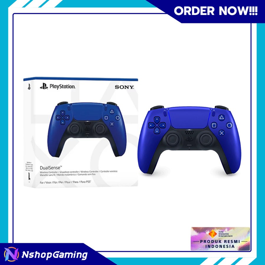 Jual Stik Playstation 5 Wireless Controller Cobalt Blue Garansi Resmi ...