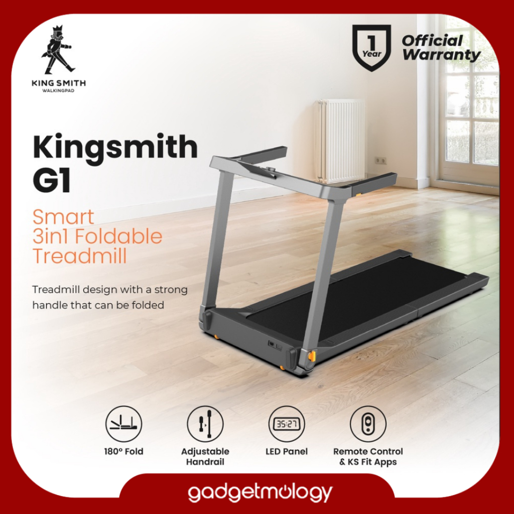 Jual KINGSMITH Walkingpad G1 Foldable 3in1 Alat Fitness Treadmill Lipat ...