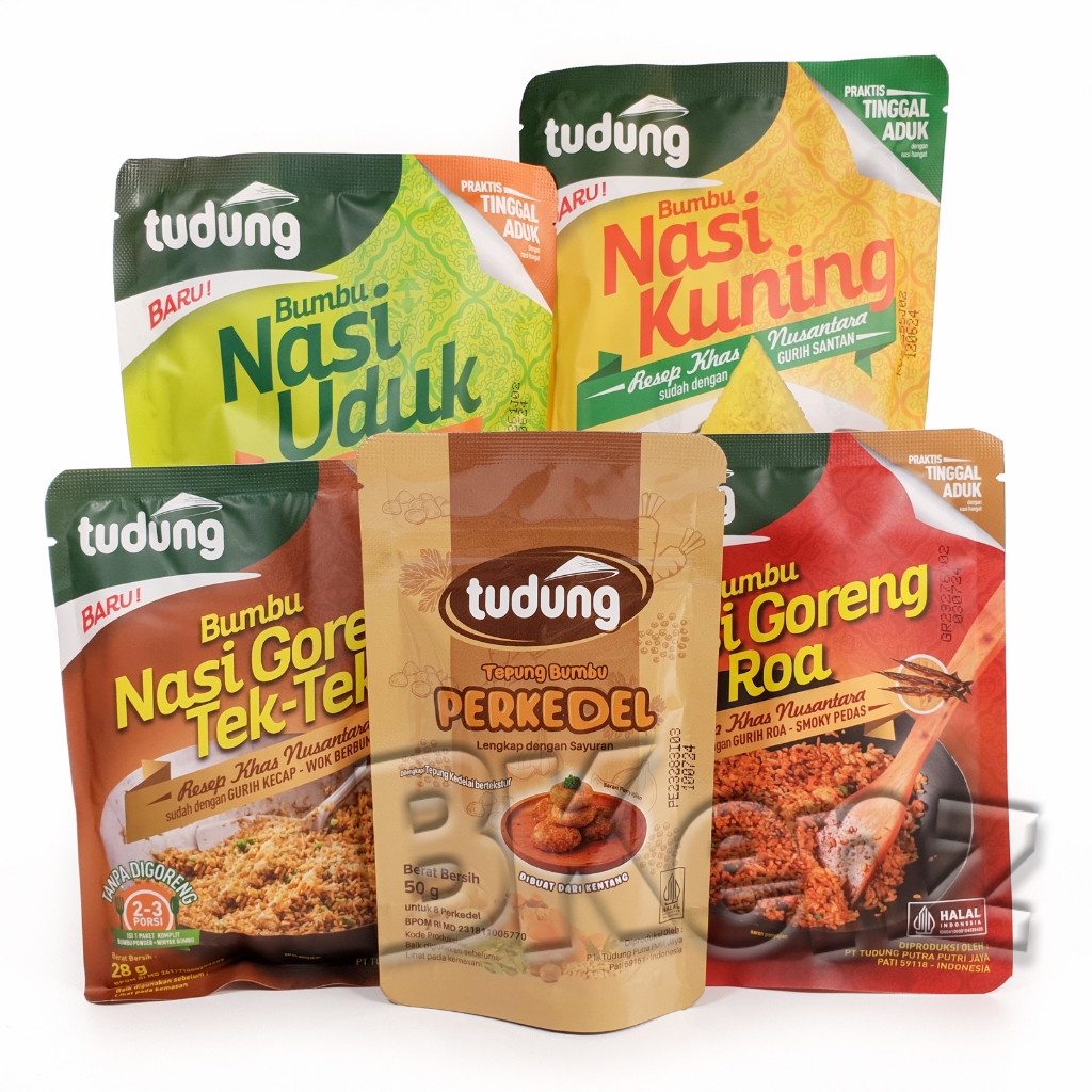 Jual Tudung Bumbu Nasi Instan Goreng Roa Tek Tek Kuning Uduk Tepung ...