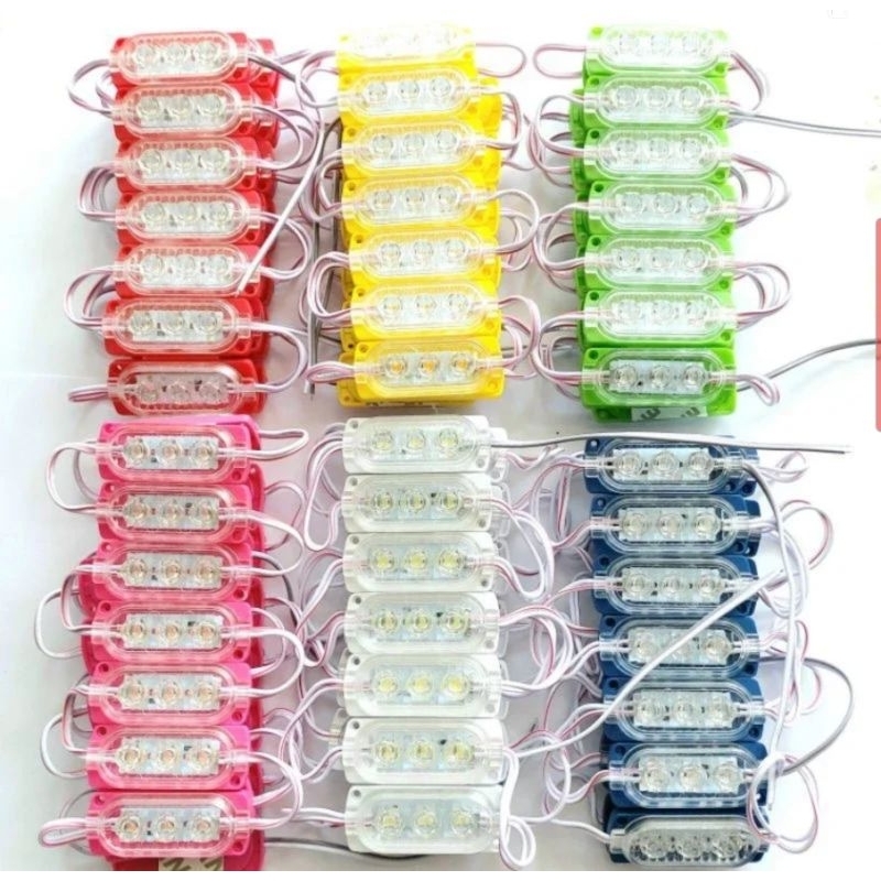 Jual Lampu Kolong Modul LED 3 Mata Plasma SUPERSONIC 12 - 24 Volt COB ULTRASONIC Truk Bus Fuso ...