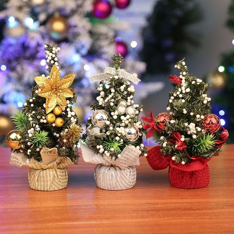 Jual Jc Acc Mini Christmas Tree, Pohon Natal Mini, Pajangan Pohon Natal ...