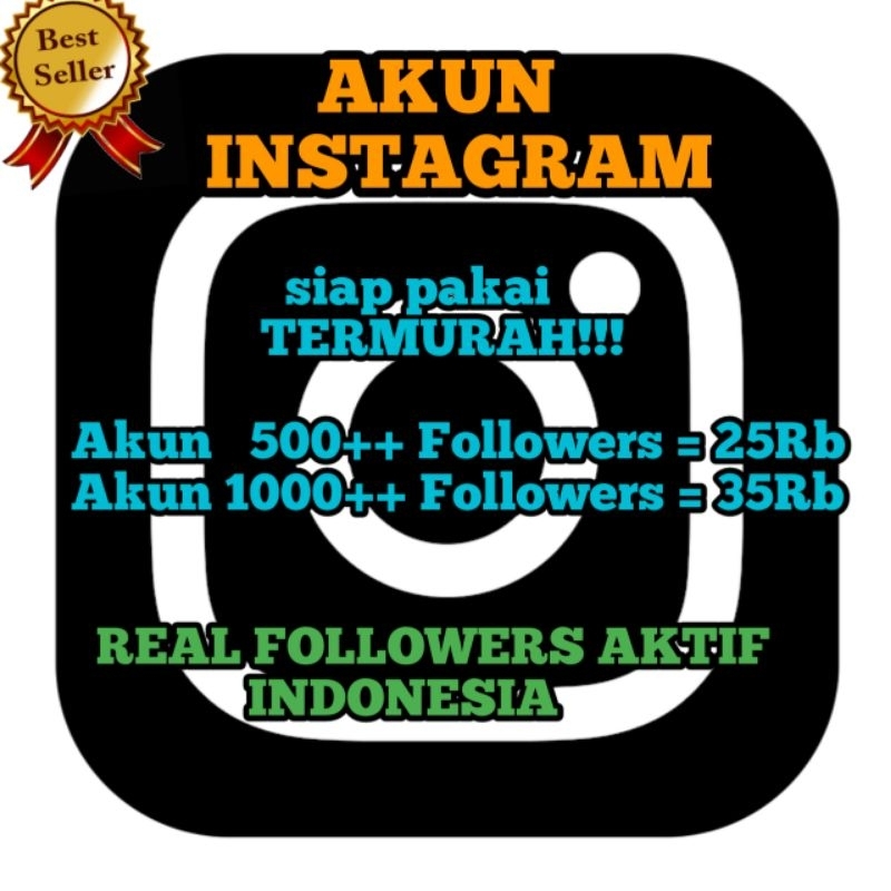 Jual akun instagram akun ig followers real followers aktif followers indonesia followers ...