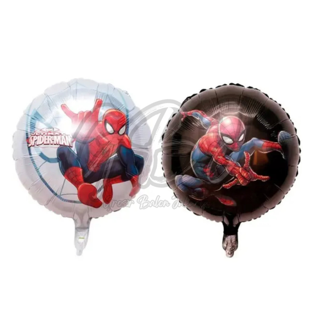 Jual Balon Foil BULAT Superhero (Avengers, Marvel, Spiderman, Captain ...