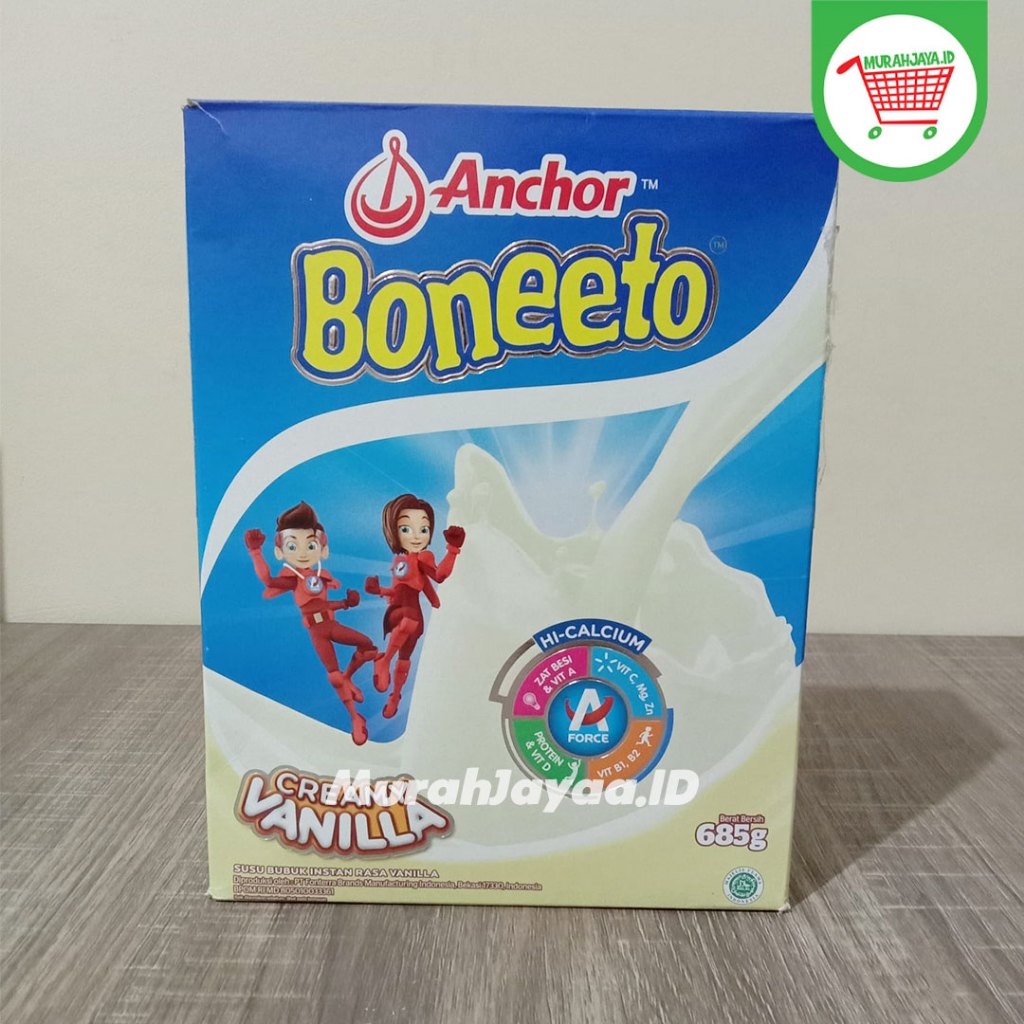 Jual Boneeto Susu Bubuk Anak Sekolah Rasa Vanila 685G Susu boneeto ...