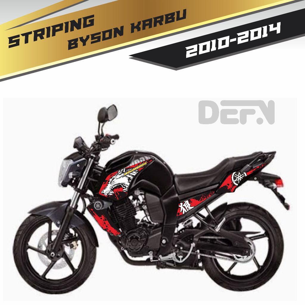 Jual Stiker striping Decal Yamaha Byson Old Karbu 2010-2014 ...