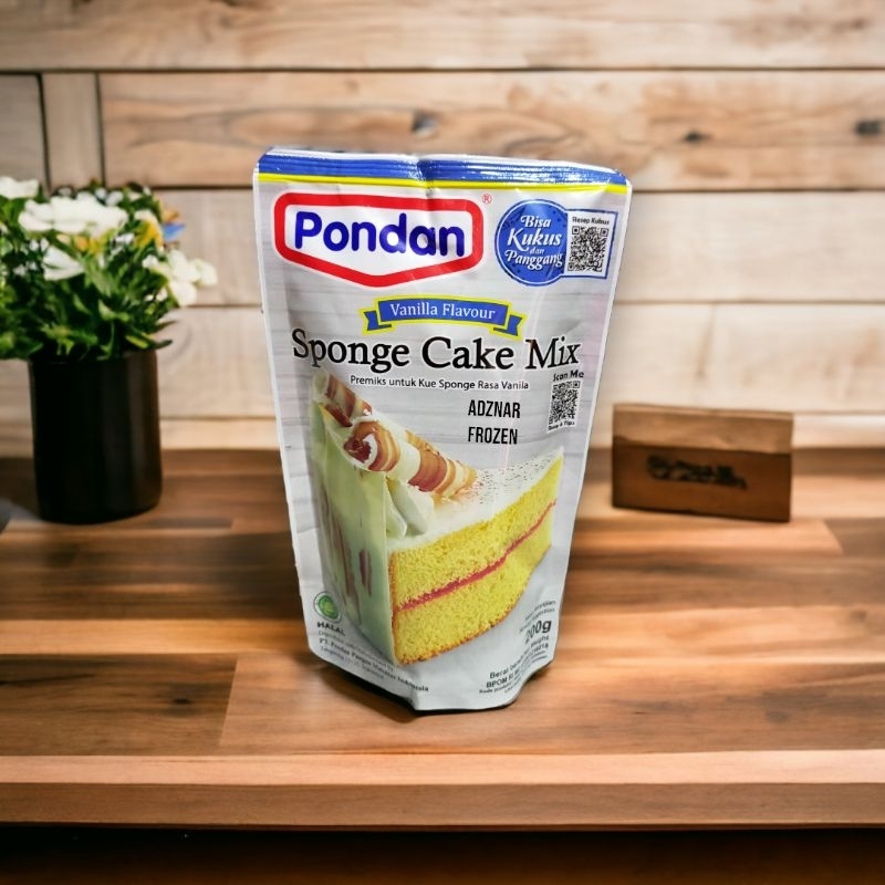 Jual PONDAN SPONGE CAKE MIX VANILLA 200G / PONDAN BROWNIES | Shopee ...