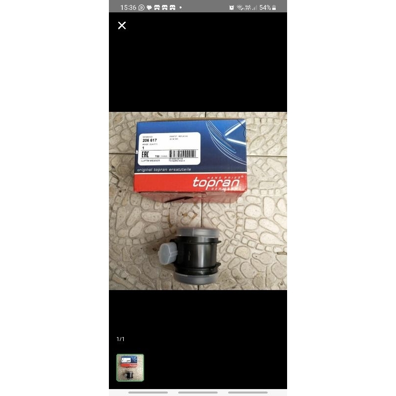 Jual Sensor Airflow MAF Zafira merk TOPRAN GERMANY | Shopee Indonesia