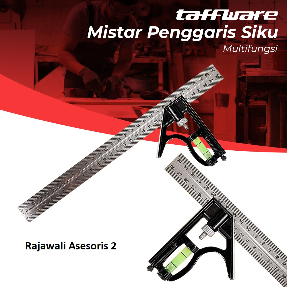 Jual Penggaris Siku Tukang Multifungsi Water Level Pasekon Waterpas ...