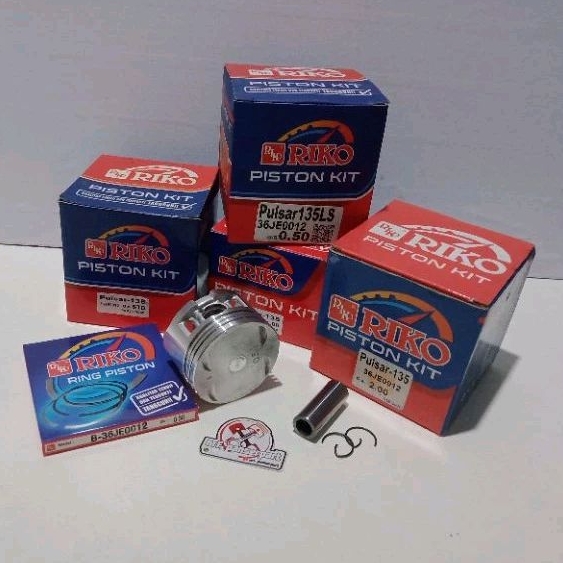 Jual PISTON KIT FULSAR 135LS/ SEHER SET RING BAJAJ FULSAR PULSAR 135 LS ...